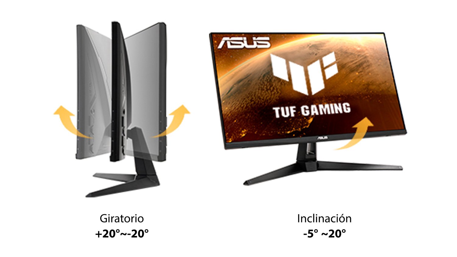 ASUS Monitor Gamer ASUS VG27AQZ1A TUF Gaming-WQHD-IPS-170 Hz-1ms ...