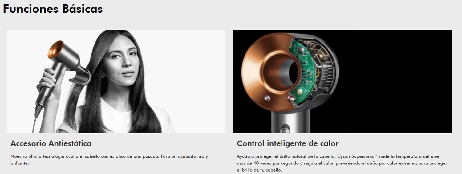 DYSON Secadora de Cabello Dyson Supersonic Níquel Cobre | falabella.com