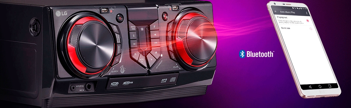 LG Minicomponente Cj45.Dchlllk LG | falabella.com