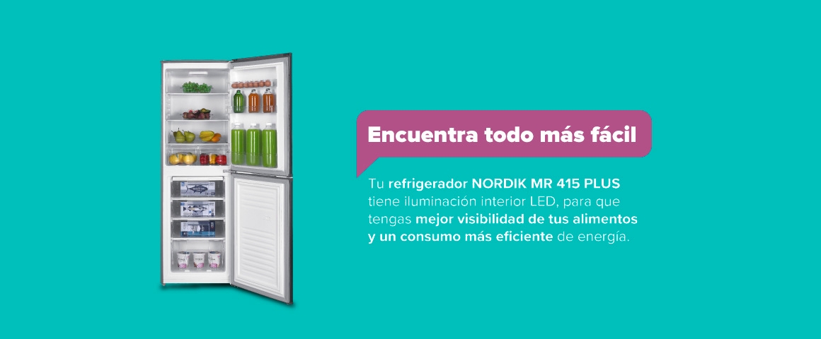 MADEMSA Refrigerador Bottom Freezer 231 Litros Nordik MR 415 Plus ...