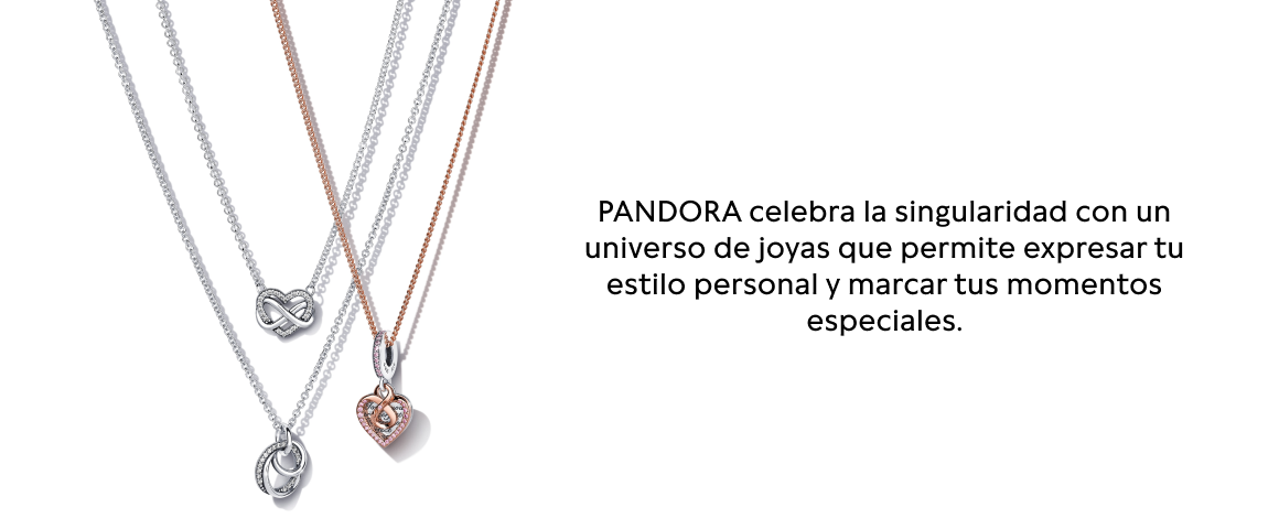 PANDORA Collar Con Colgante En Rose Insignia Mujer Pandora | falabella.com