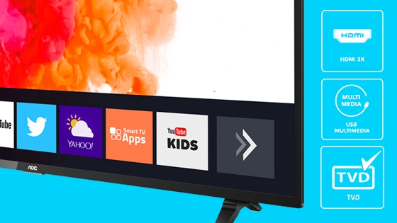 AOC LED 43" 43S5295 Full HD Smart TV | falabella.com