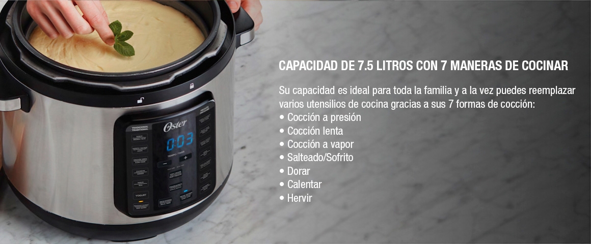OSTER Multi-Olla Rápida XL Oster 75 Litros y 14 Funciones | falabella.com