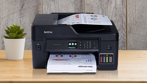 BROTHER Impresora Multifuncional Brother MFCT4500DW Tinta Continua ...