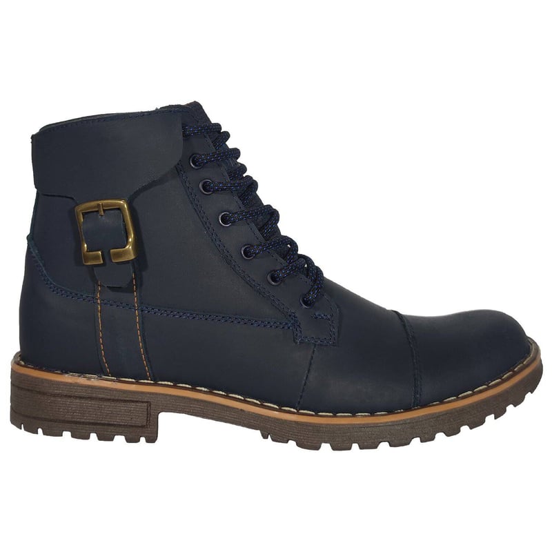 Botas en CUERO para hombre marca Monserrate ref Gorgona azul CALZADO ...