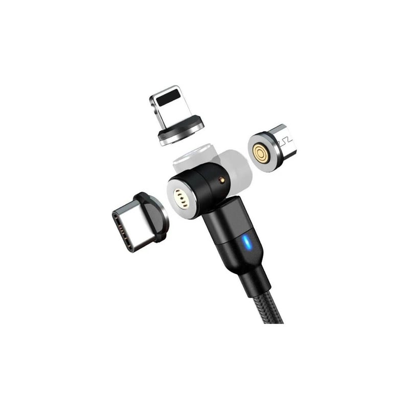 Cable Carga Rápida-Datos magnético 1 mt - 3 en 1 GENERICO | falabella.com