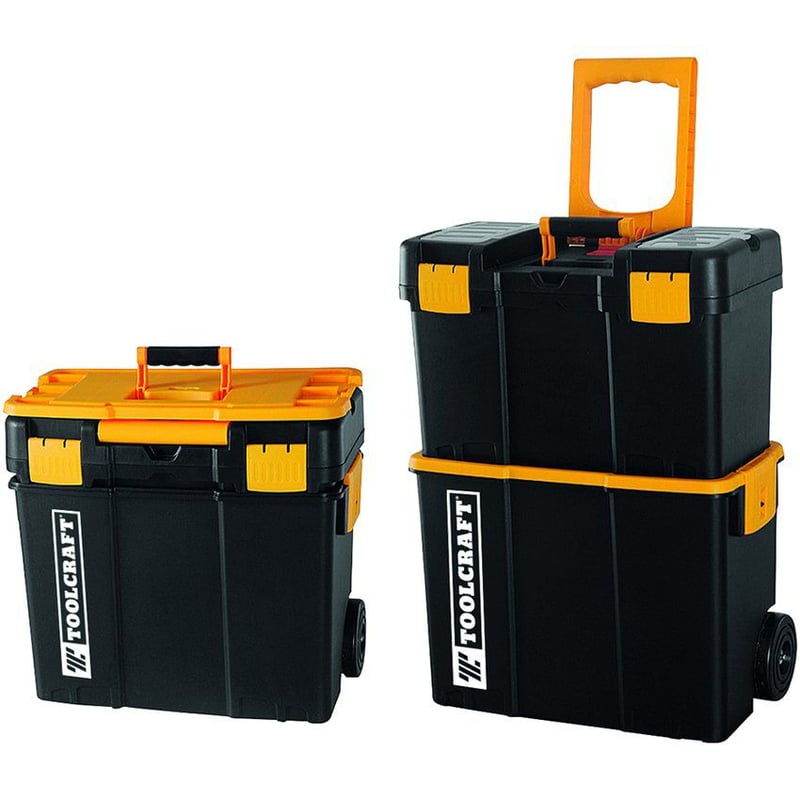 Caja De Herramientas 2 En 1 Desmontable Con Ruedas Toolcraft TOOL CRAFT ...
