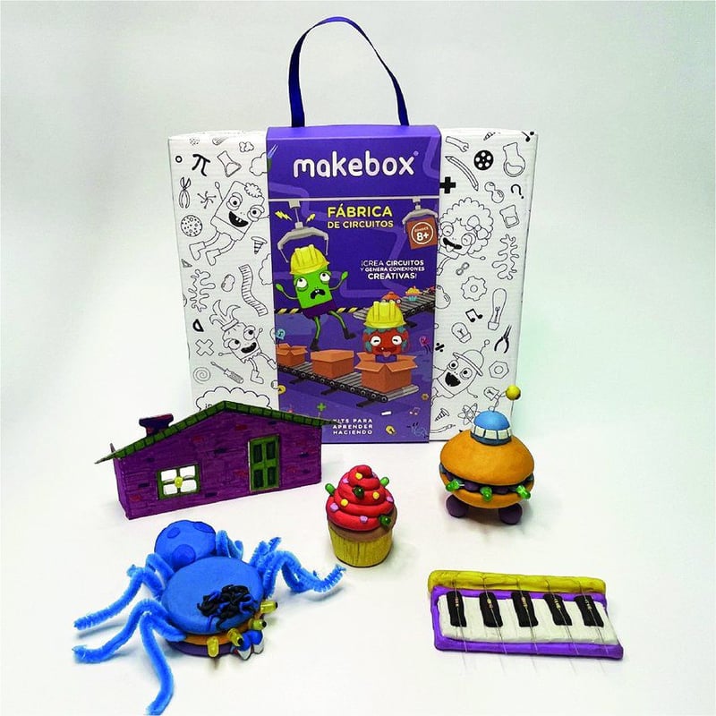 Kit educativo makebox fábrica de circuitos MAKEBOX | falabella.com