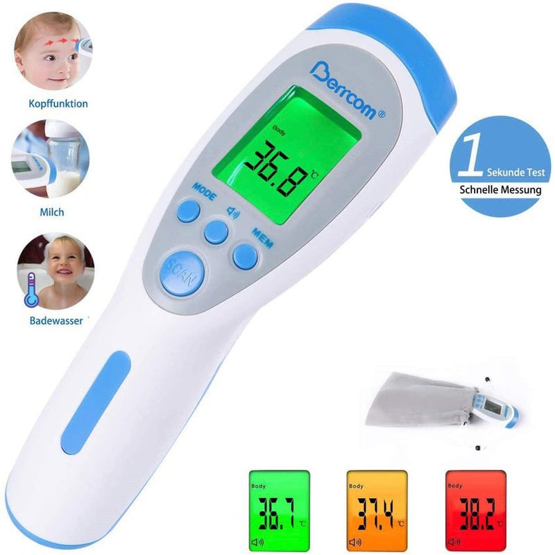 Termómetro infrarrojo digital berrcom jxb-182 GENERICO | falabella.com