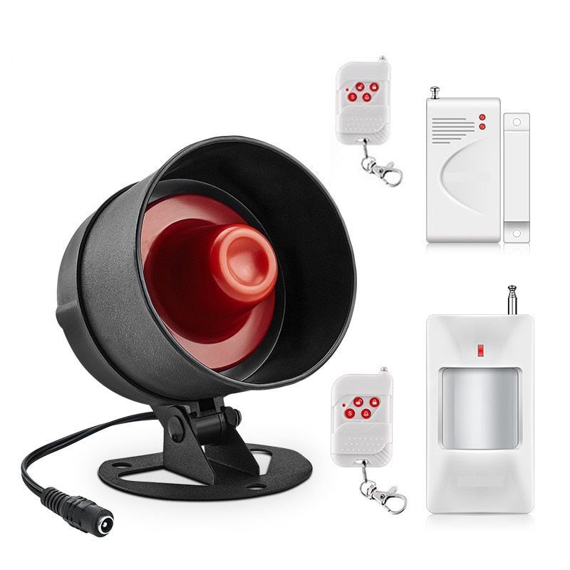 Alarma casa sirena sensor seguridad hogar inalambrica kit movimiento GENERICO | falabella.com