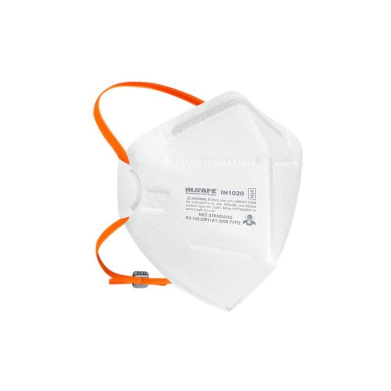 Tapabocas n95 insafe caja x 25 unidades certificación niosh INSAFE ...