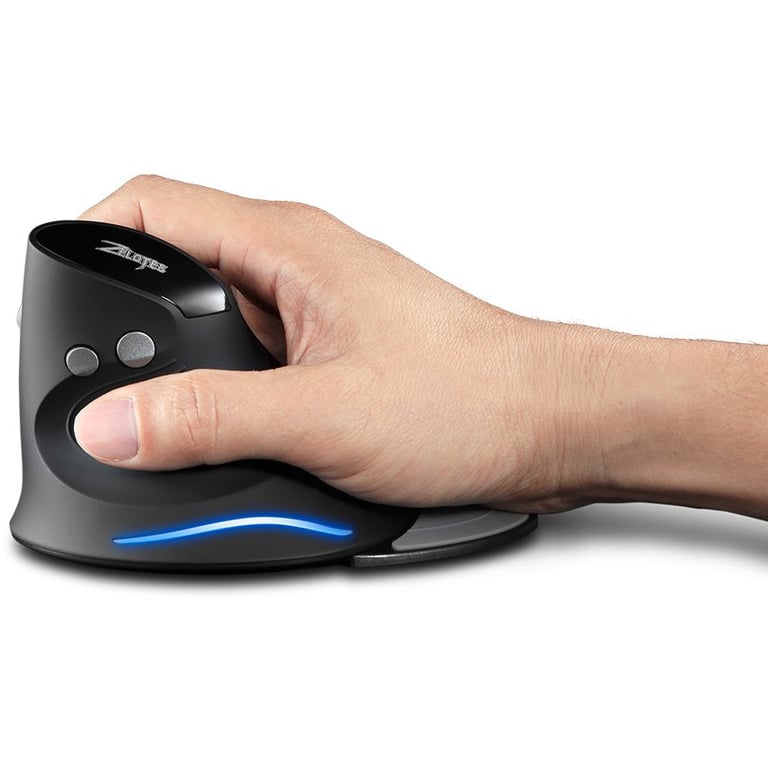 Mouse Vertical Gaming Inalambrico Ergonomico Gamer Optico Zelotes F17 ...