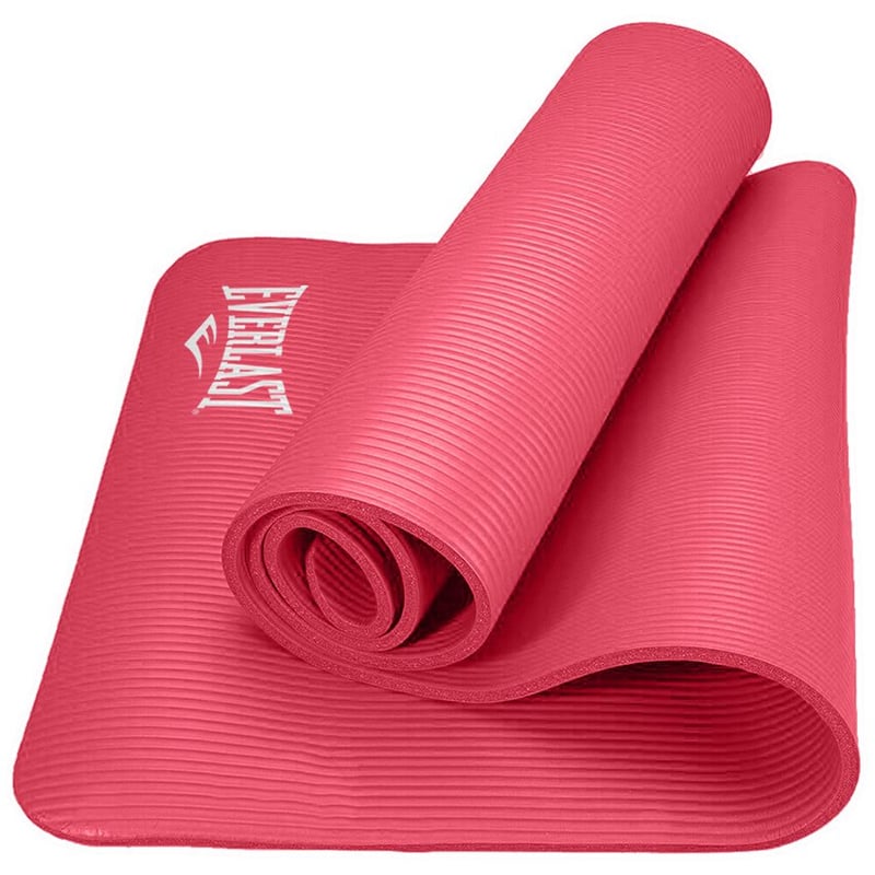 Colchoneta de ejercicio yoga mat Everlast 15 mm rosada EVERLAST ...