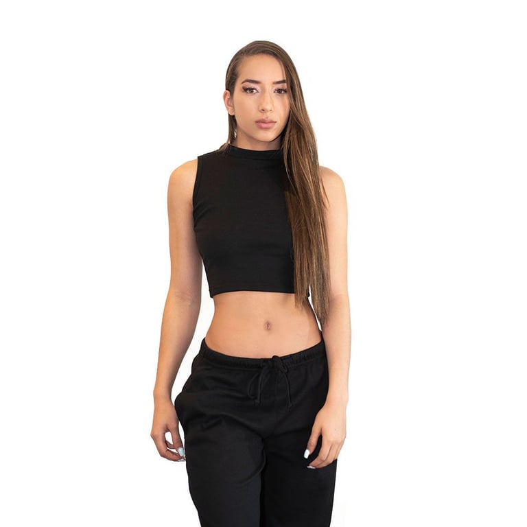 Crop Top Basico Mujer Manga Sisa Krunner. KRUNNER | falabella.com