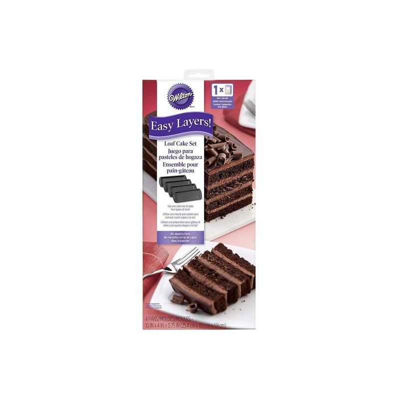 Molde ponqué rectangular en capas x 4 piezas WILTON | falabella.com