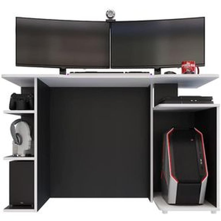 Escritorio Gamer Trinity Color Wengue Neo MADERKIT | falabella.com