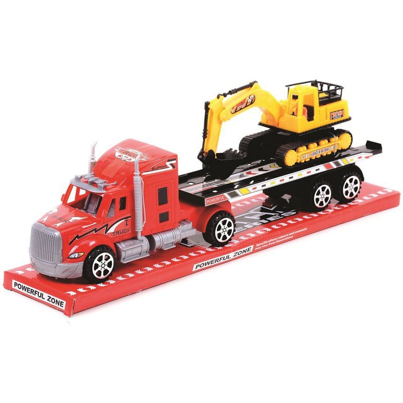 TRACTOMULA POWERFUL CON RETROEXCAVADORA FRICCION BASE Y TAPA ...