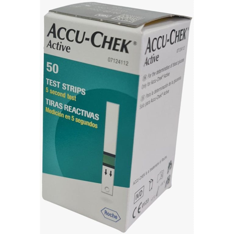 Tirillas accu chek active x 50 para la determinación de glucemia ACCU ...