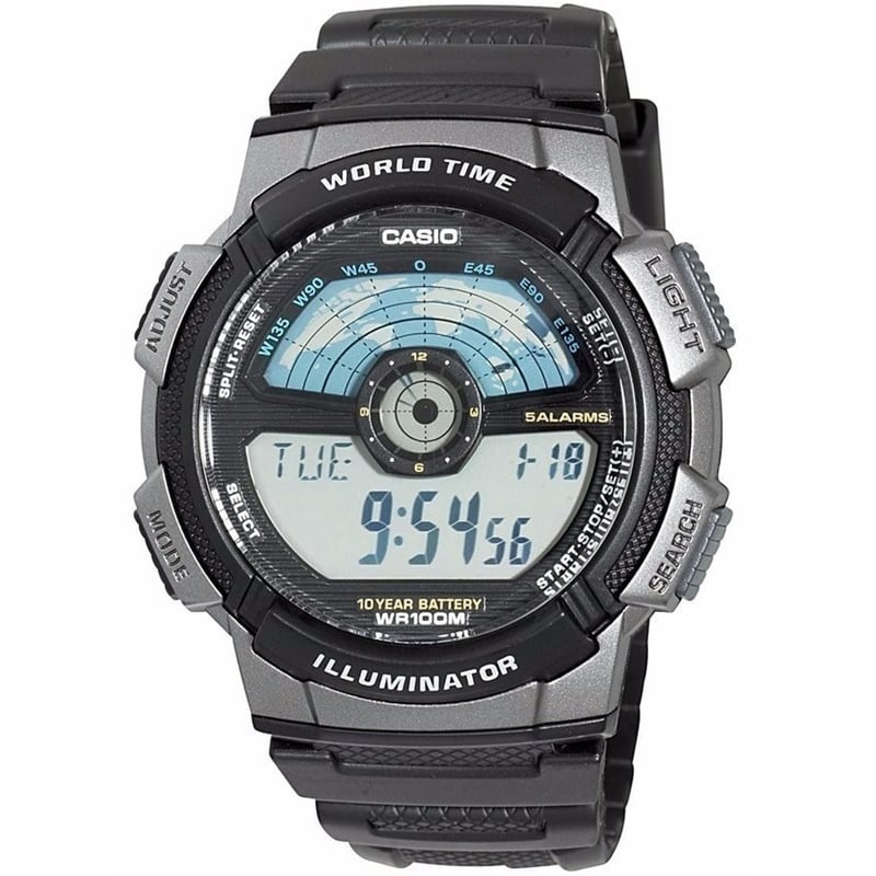 Reloj Casio Modelo AE-1100W-1A Diseño Deportivo CASIO | falabella.com