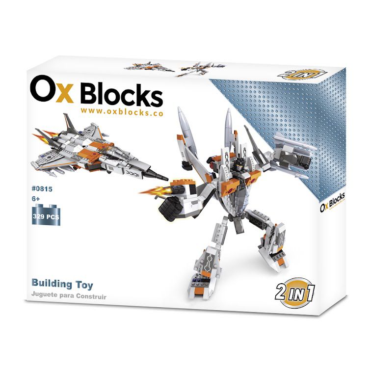 Figura De Acción 2 En 1 Armable OX Blocks 0815 329 Piezas OX BLOCKS ...