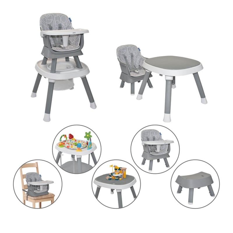 SEVEN GRIS SILLA COMEDOR 7 IN 1 PRIORI | falabella.com