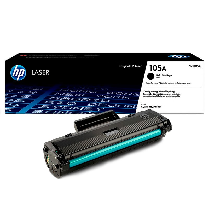 Toner HP 105a para impresoras hp laserjet 107a 135w 137fnw w1105a HP ...