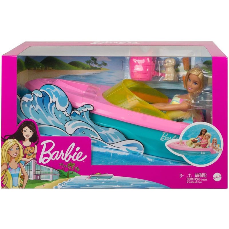BARBIE BOTE CON MUÑECA - GRG30 BARBIE | falabella.com