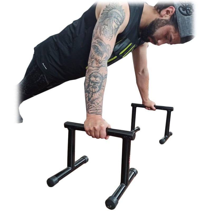 Barras mini paralelas base redonda gym portátil flexiones VITTORIA ...