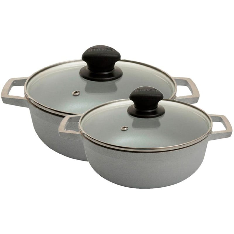 Set calderos imusa 18-20cm tapa vidrio IMUSA | falabella.com