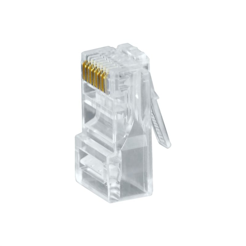 Conector De Red Terminal Rj45 Cat 5e / Bolsa X 100 Unidades GENERICO ...
