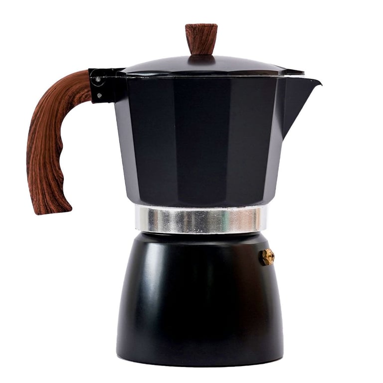 Moka - Cafetera Italiana Moka 3 tazas 150 ml Negra GENERICO | falabella.com
