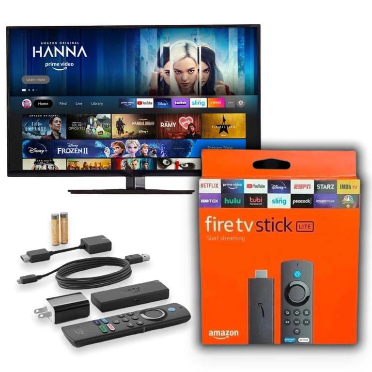 Amazon Fire Tv Stick Lite Full Hd Última versión Negro AMAZON ...