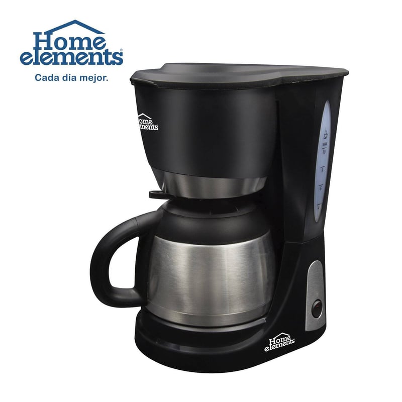 Cafetera Electrica 10 Tazas Jarra Acero Inoxidable Home Elements HOME ...