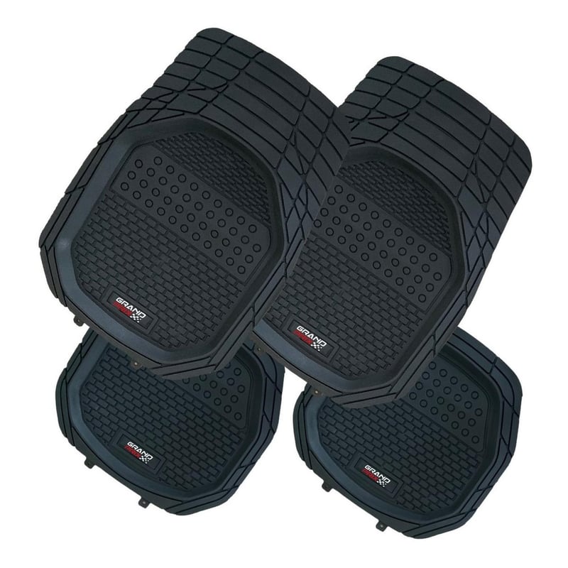 Tapete Carro Grand Prix Universal Ajustable Caucho Set De 4- GRAND PRIX ...