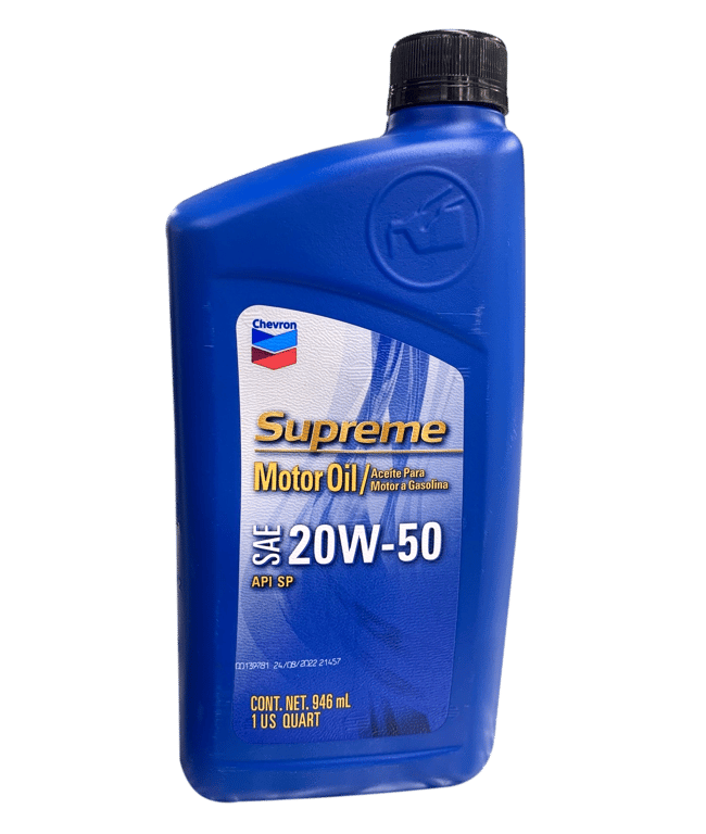 Aceite de Motor Chevron 20W50 Mineral Supreme 4 Tiempos CHEVRON ...