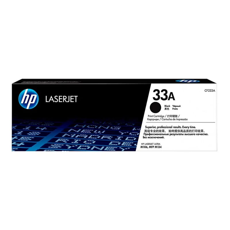Toner Original Hp 33a CF233A LaserJet M106w MFP M134a MFP M134fn ...
