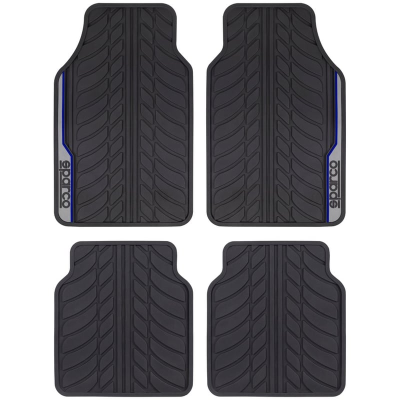 Tapetes Carro 4 Piezas Piso PVC Protector Sparco SPF507BL SPARCO ...
