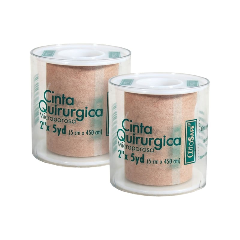 Cinta Quirúrgica Piel Microporoso 2x5 Yardas x 1 Und ALFA SAFE ...