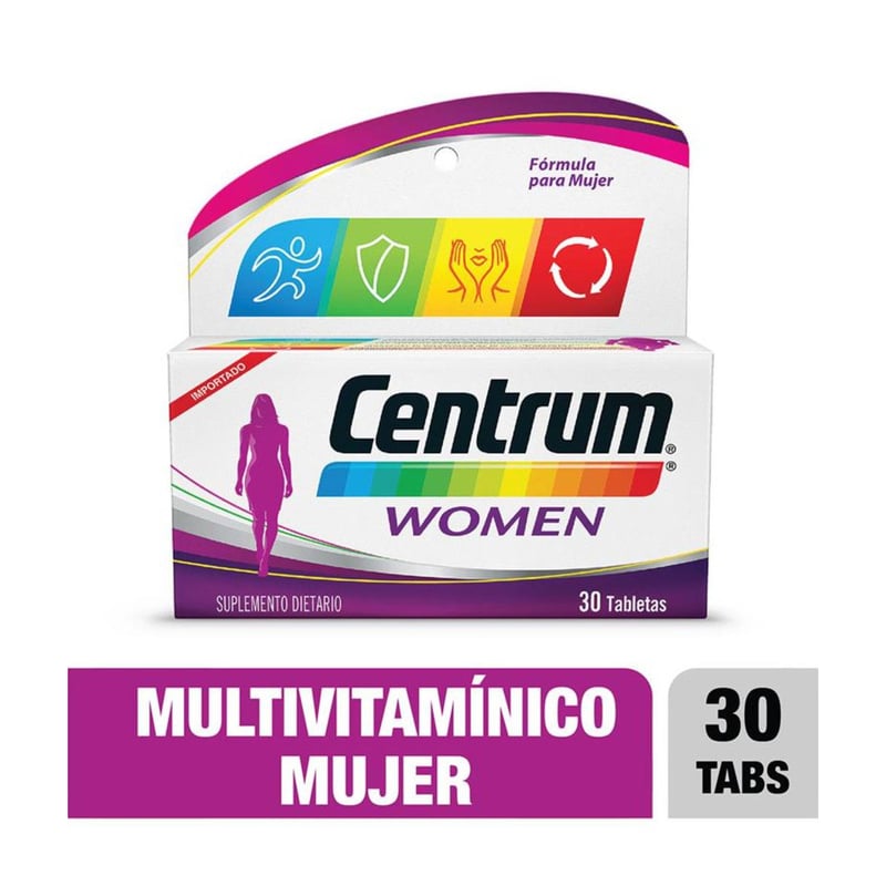 Centrum Women Mujer Multivitamínico X 30 Tabletas CENTRUM | falabella.com