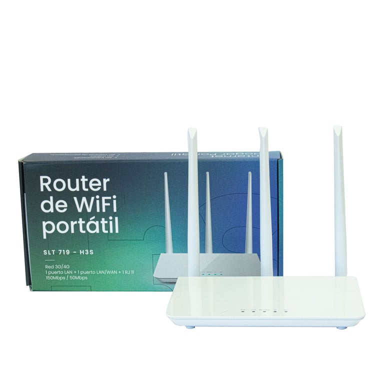 Router Wifi Portátil Sim Card 3g4g Lte Con Puerto De Voz H3S ...