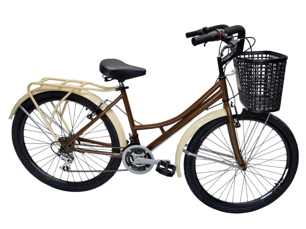 Bicicleta Urbana Playera Parrilla y Canasta Rin 26 D/P ATILA ...
