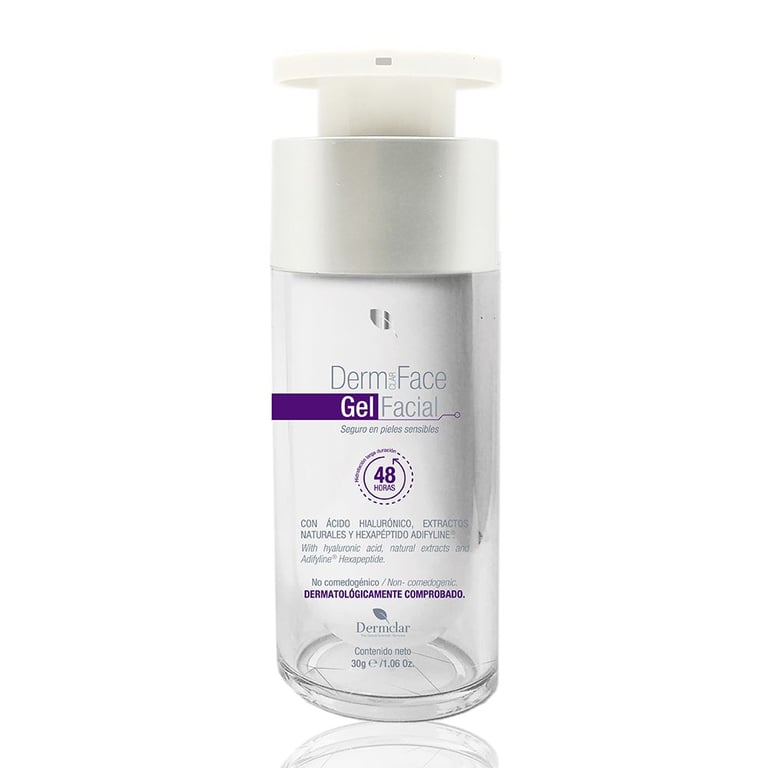 Gel facial Hidratacion 48 horas acido hialuronico Dermclar Face 30 gr DERM CLAR | falabella.com