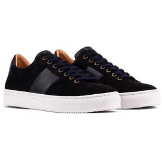 Tenis Casuales En Cuero Gamuza Overstate DE-8448A-1351ov Azul OVERSTATE ...