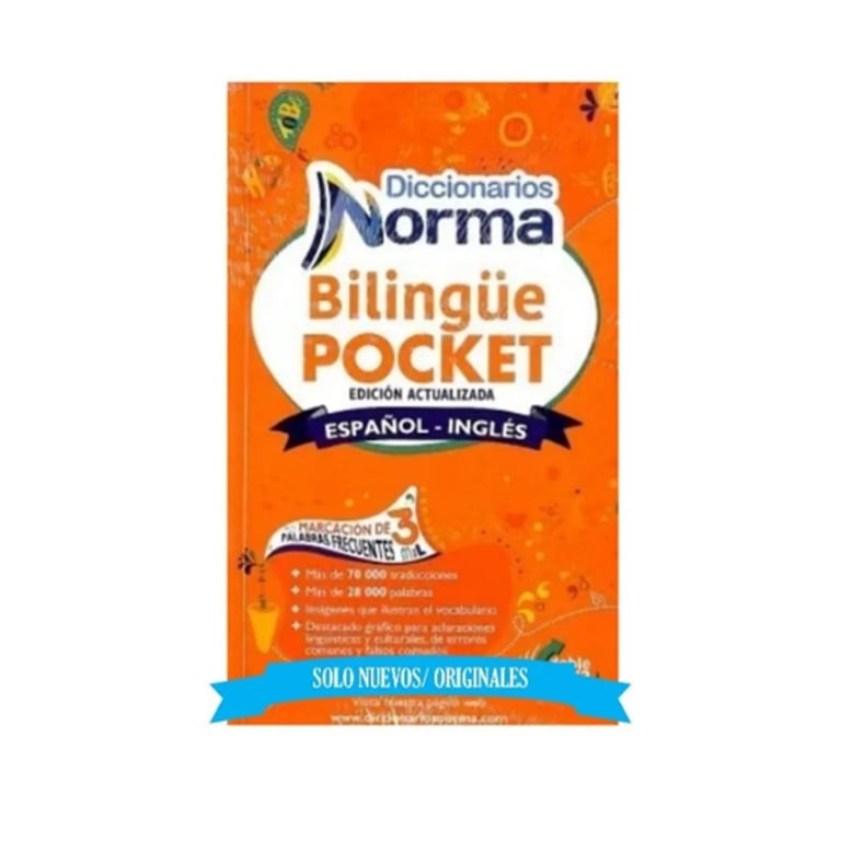 Diccionario norma bilingüe pocket EDITORIAL NORMA | falabella.com