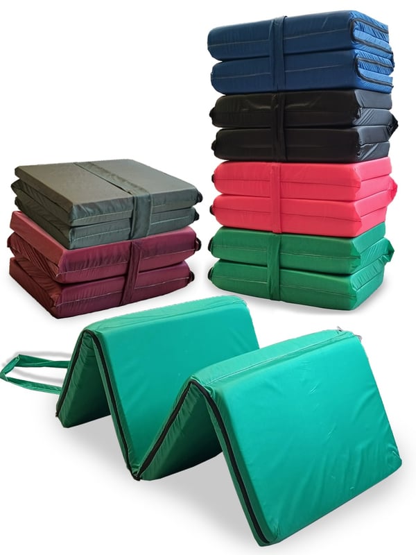 Colchoneta camping plegable impermeable 180x65x7 cm DORMILANDIA ...
