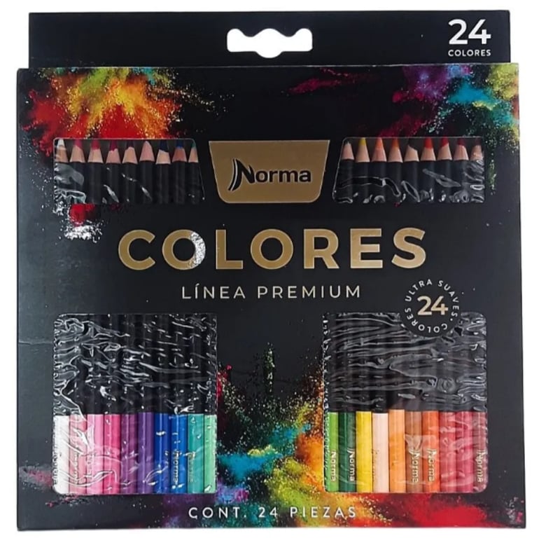 Colores Norma Premium X 24 Unidades Norma EDITORIAL NORMA | falabella.com