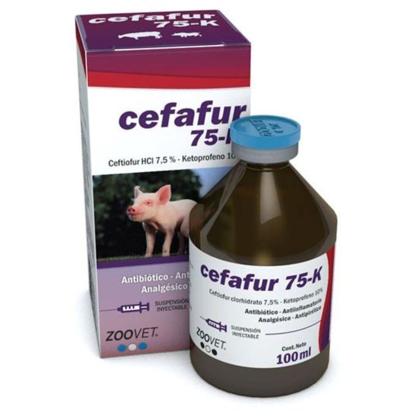 Cefafur 75K Antibiotico Antiflamatorio Bovinos 100Ml BOEHRINGER ...