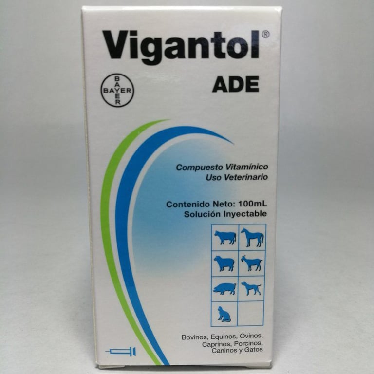 Vigantol Ade Vitaminas Inyectables Bovinos 100Ml BOEHRINGER INGELHEIM ...