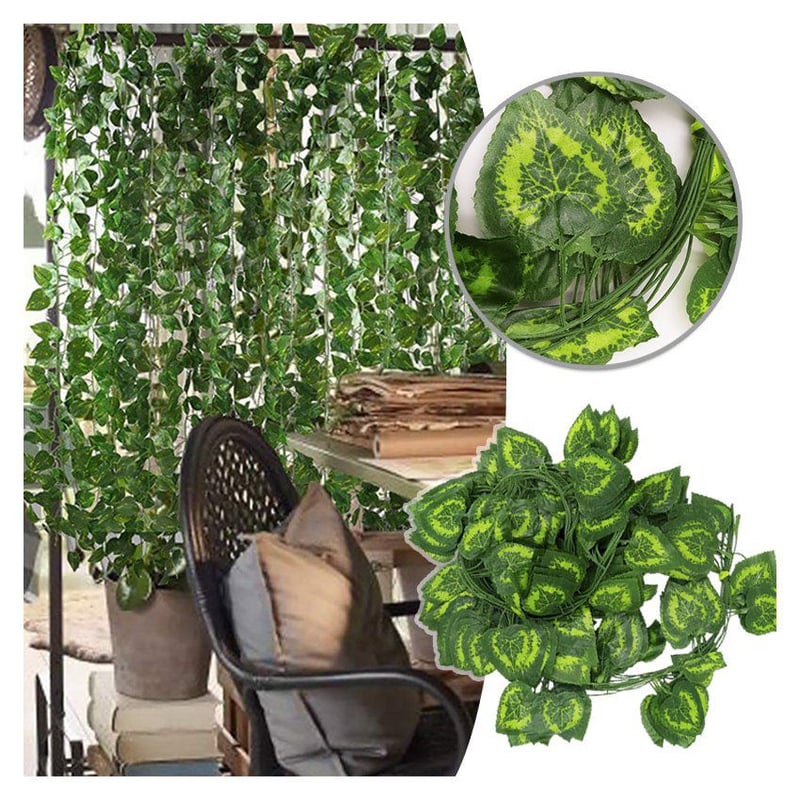 Enredadera Decorativa Larga X12 Follaje Artificial Hogar Jardín RF 410 ...