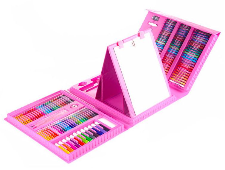 Set Kit De Arte Dibujo Colores Para Niños Maleta X208 Piezas- ENFANT ...